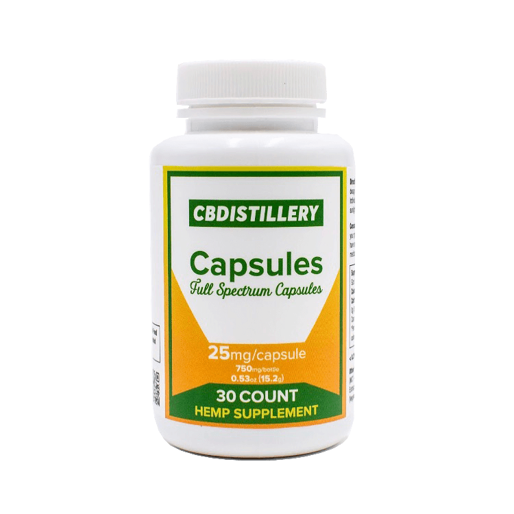 CBDistillery Full Spectrum CBD Hemp Oil Capsules 30mg Dr.Ganja