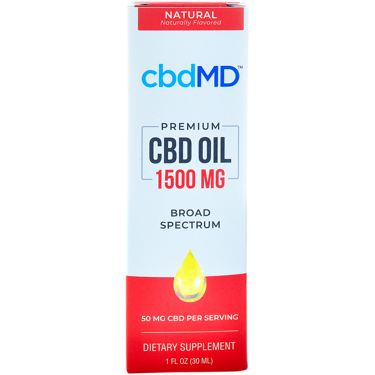 cbdMD CBD Oil Tincture 1500mg 30ml - Buy Hemp Oil Tincture
