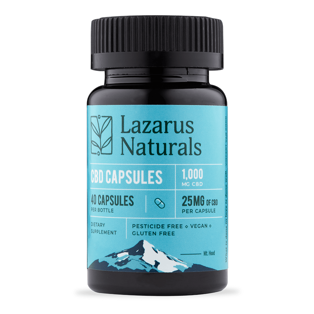 Lazarus Naturals Full Spectrum CBD Capsules - 25mg/Capsule Lazarus Naturals Full Spectrum CBD Capsules - 25mg/Capsule