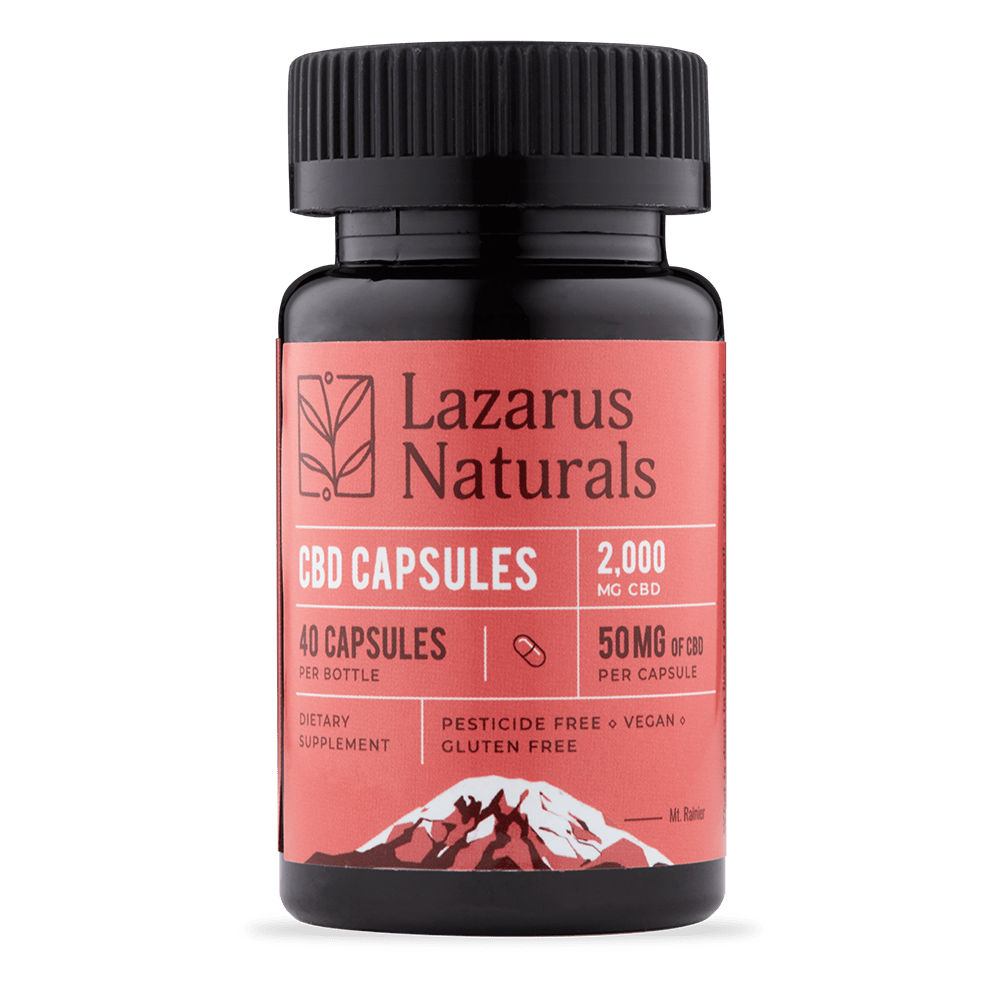 Lazarus Naturals Full Spectrum CBD Capsules - 50mg/Capsule Lazarus Naturals Full Spectrum CBD Capsules - 50mg/Capsule