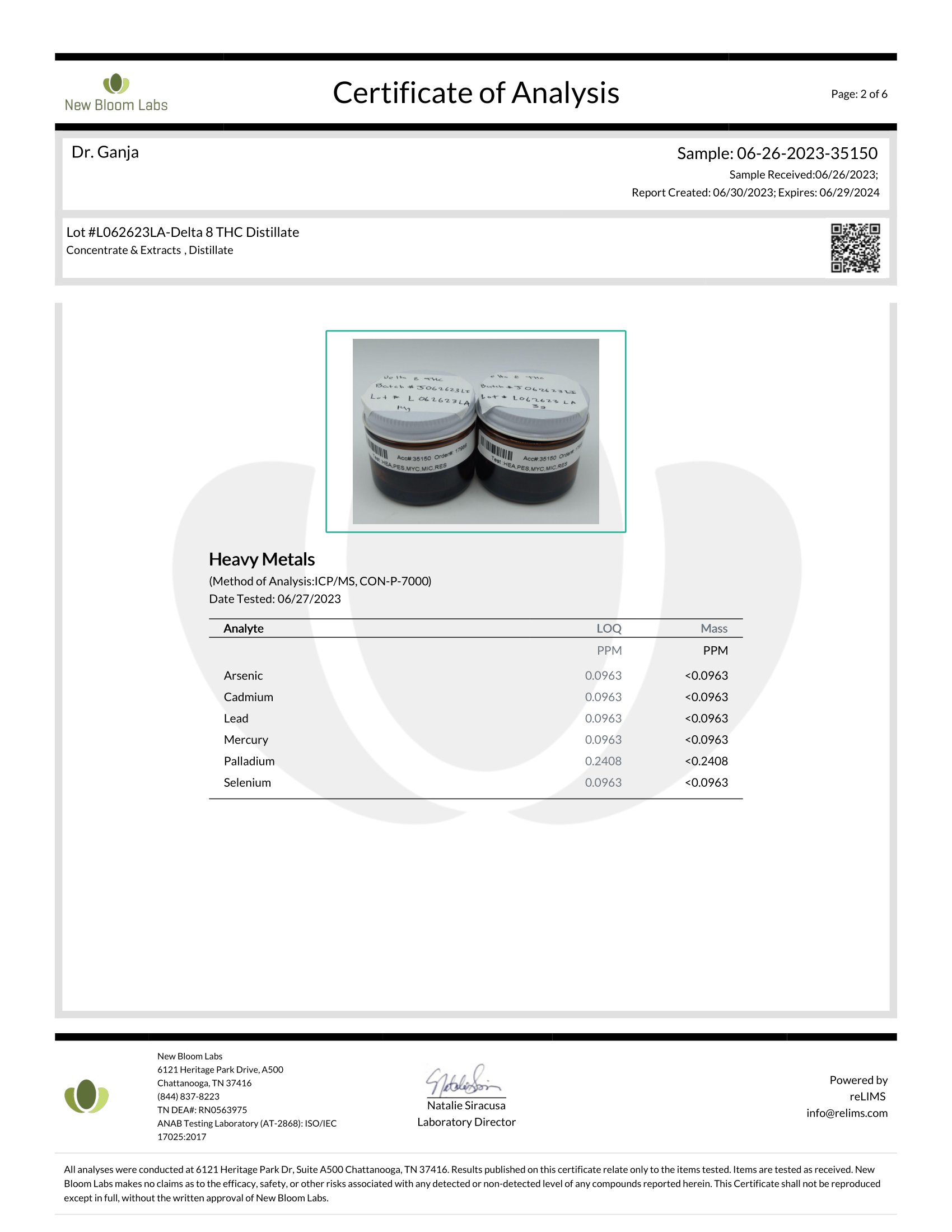 Delta 8 THC Distillate 1oz - Dr.Ganja