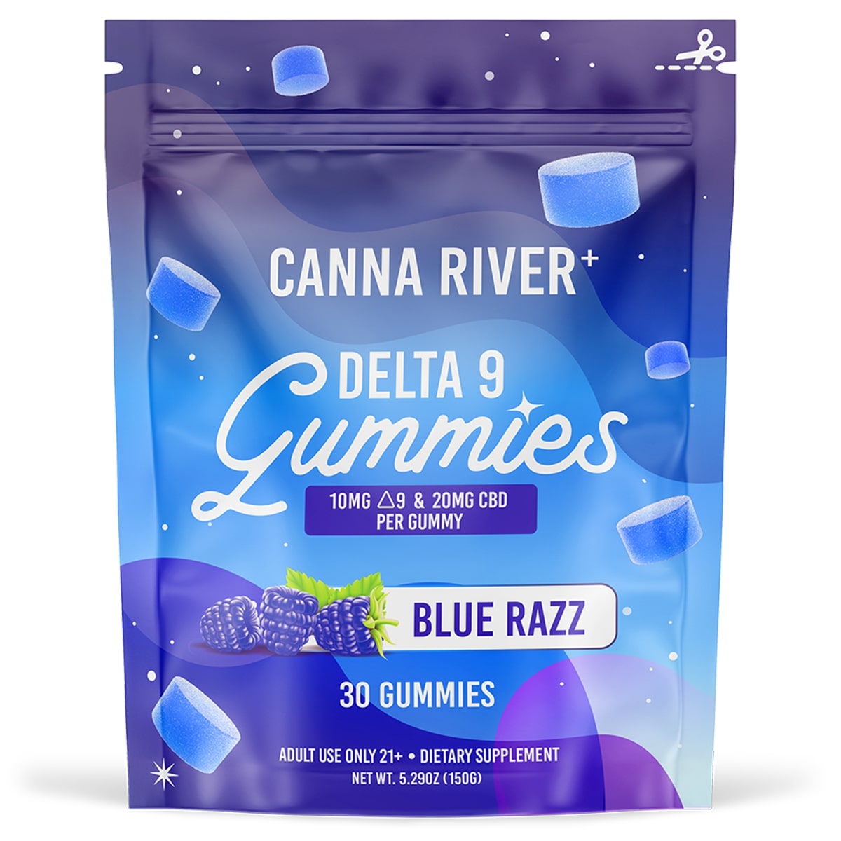 Canna River CBD & Delta 9 Gummies 900mg 30ct - Dr.Ganja