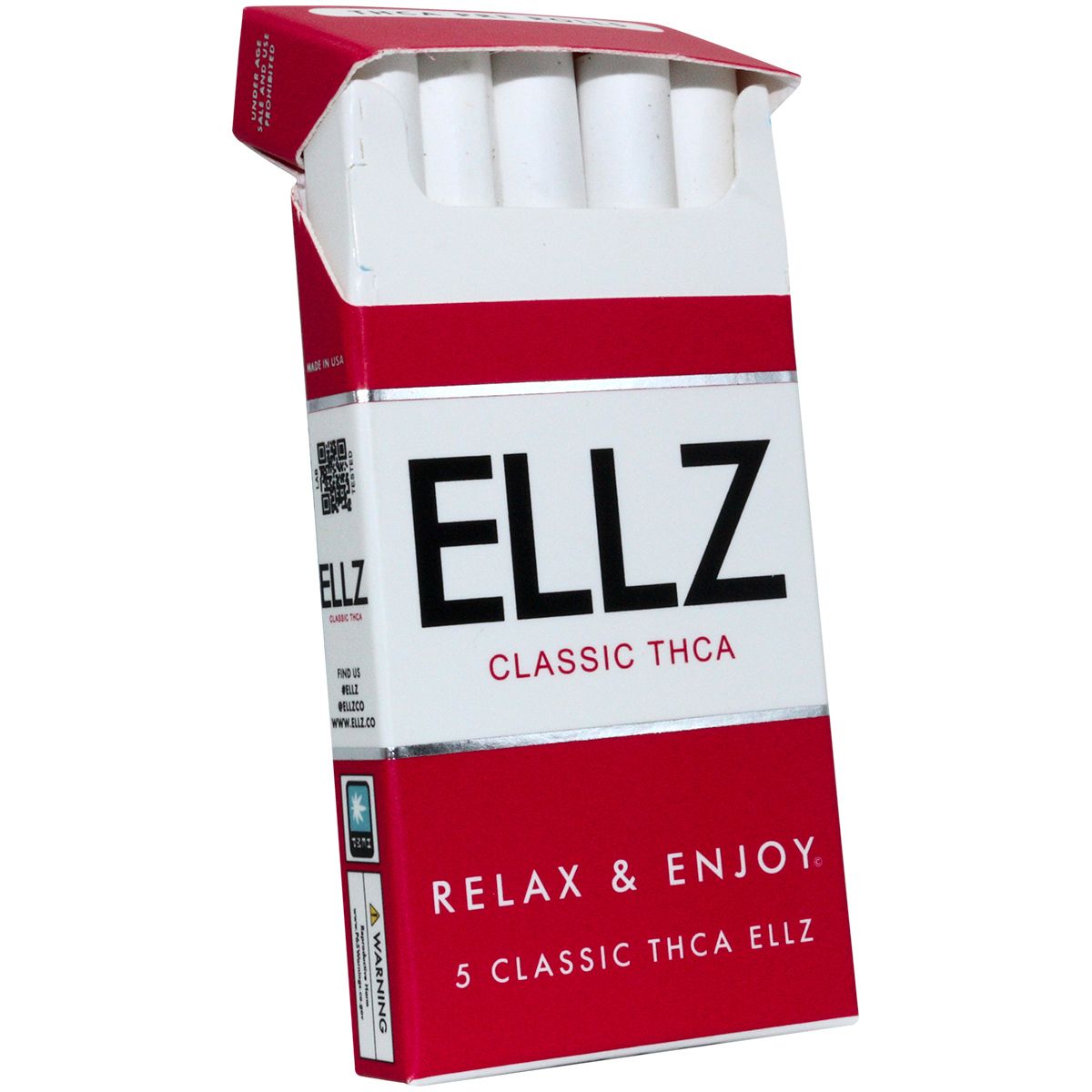 ELLZ THCA Cigarettes Classic 5ct 4.5g - Dr.Ganja ELLZ THCA Cigarettes Classic 5ct 4.5g - Dr.Ganja