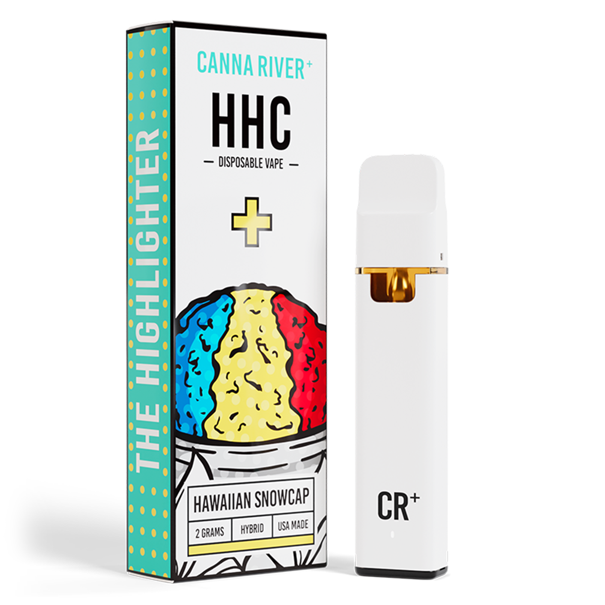Canna River HHC Disposable Vape Pen Hawaiian Snowcap 2g - Dr.Ganja Canna River HHC Disposable Vape Pen Hawaiian Snowcap 2g - Dr.Ganja