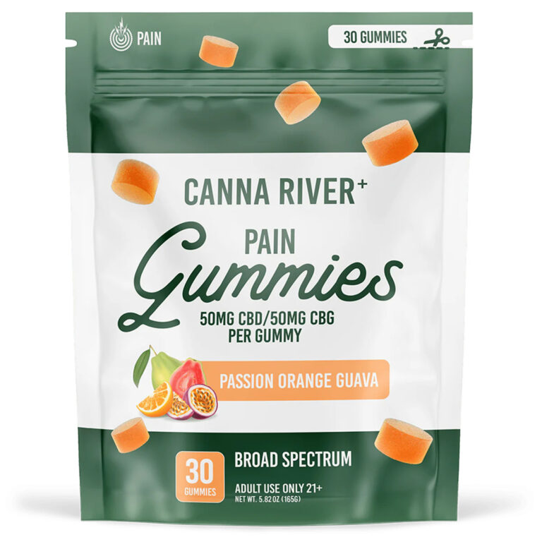 Canna River CBD & CBG Pain Gummies 3000mg 30ct - Dr.Ganja