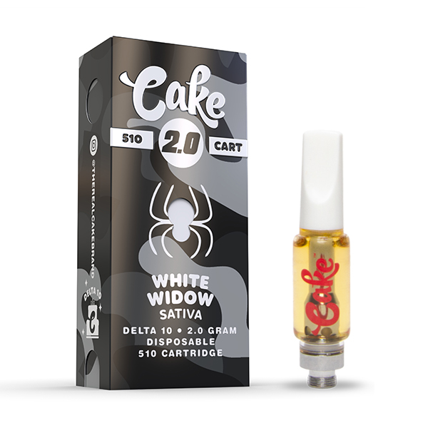 Cake Delta 10 Vape Cartridge White Widow 2g - Dr.Ganja Cake Delta 10 Vape Cartridge White Widow 2g - Dr.Ganja
